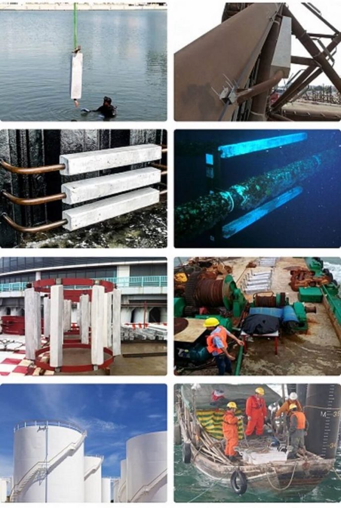 Zinc Anode For Hull Storage Tank Or Harbor Engineering And Marine ...